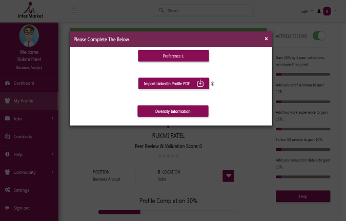 InteriMarket - 02 - iTreeni
