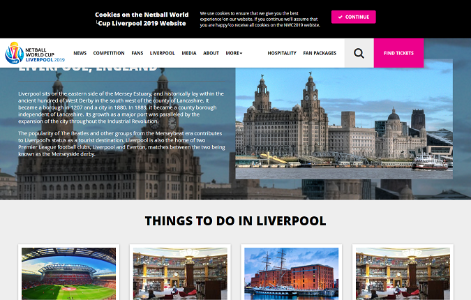 iTreeni - Netball World Cup - Things to do in Liverpool - iTreeni
