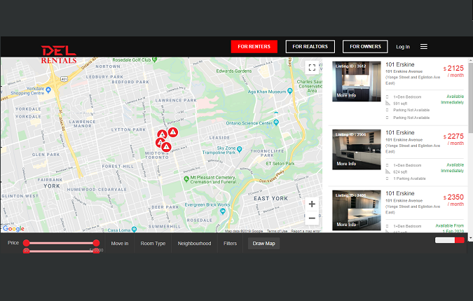 Del Rental - Property Search - iTreeni